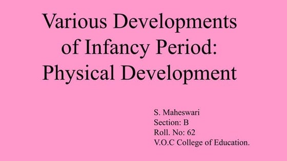 Stages of development: Infancy | PPT