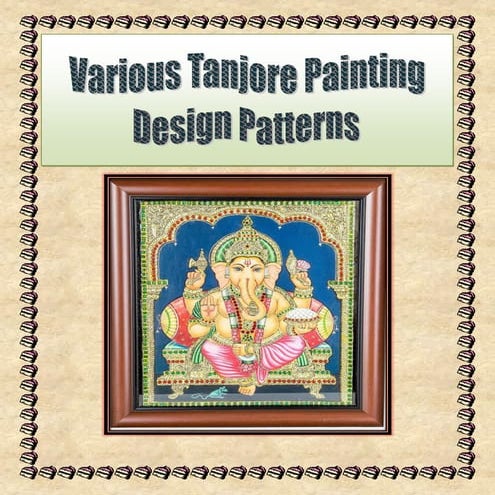 Various Tanjore Painting Design Patterns | PDF