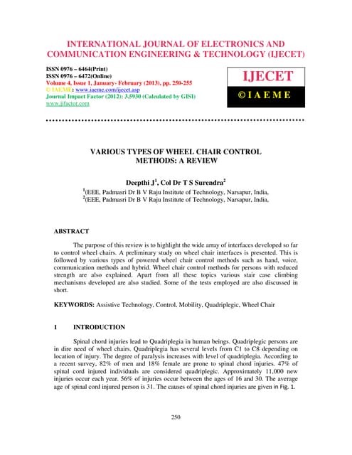 Voice control Wheelchair | PDF | Computer Peripherals | Computing