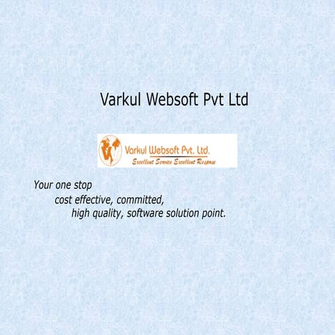 Varkul websoft pvt ltd high quality software-development-company-india ...