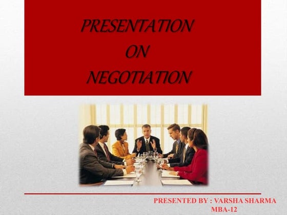 Negotiation,Definition,Types, Preparation Of Negotiation,Duties Of ...
