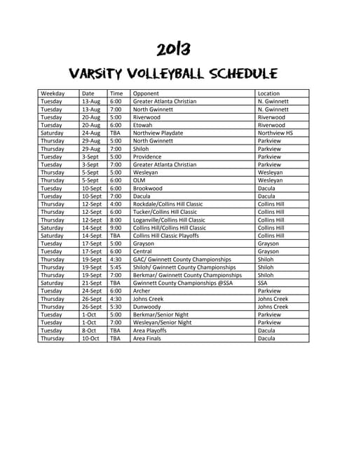 2013 2014 Varsity Basketball schedule | PDF