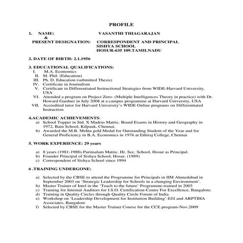Vasanthi thiagarajan | PDF
