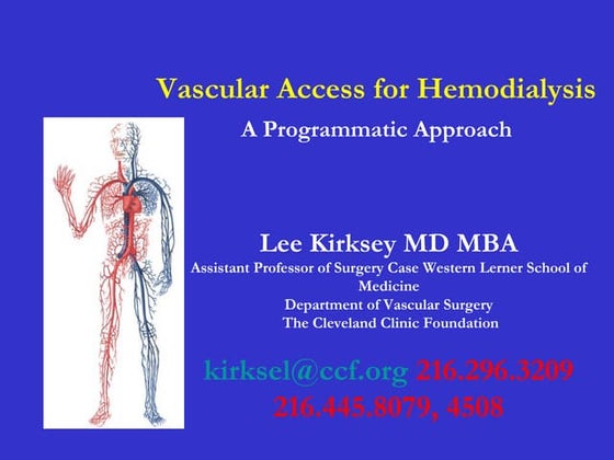 Vascular access | PPT
