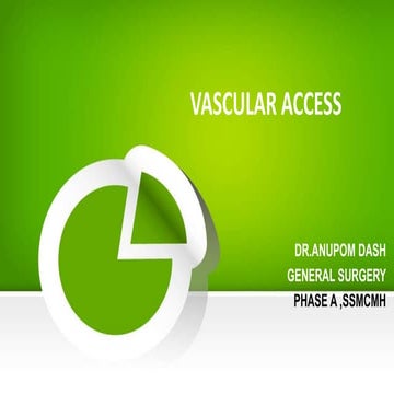 Vascular Access | PPTX