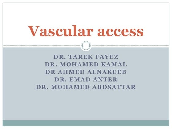 A V FISTULA .pptx
