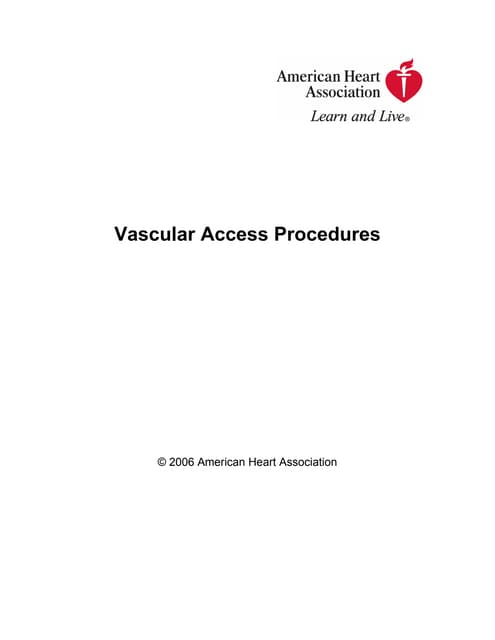 Vascular Access Matters | PPT