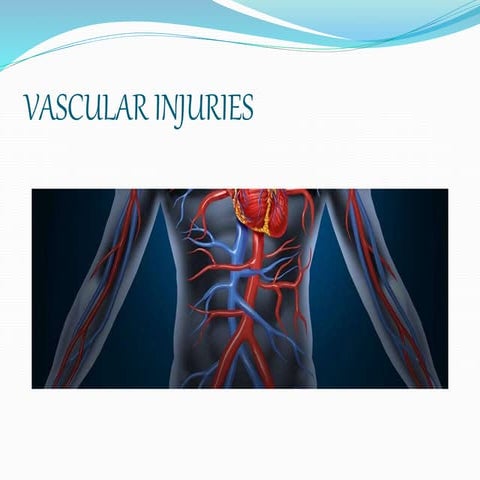 VASCULAR INJURIES involving various structure | PPTX