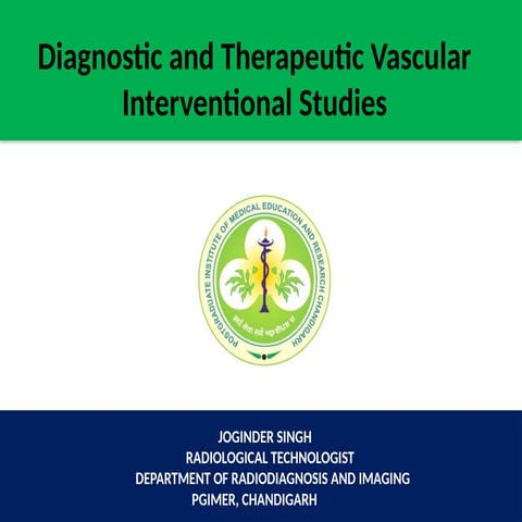 VASCULAR INTERVENTIONAL STUDIES by joginder.pptx