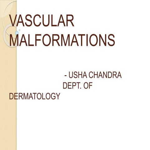 Vascular malformation | PPTX
