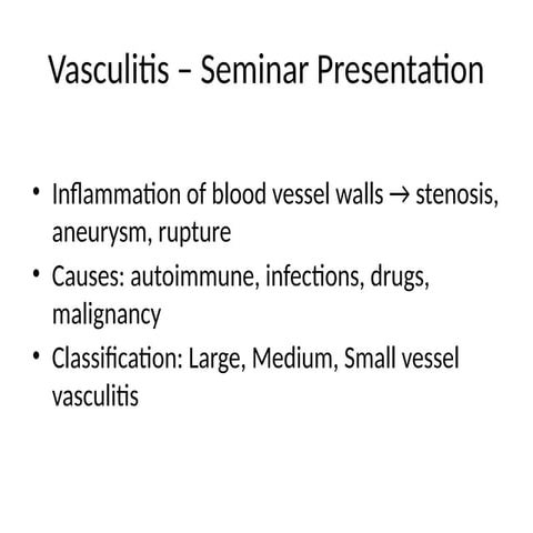 vasculitis_seminar_version.pptx by Dr jon | PPTX