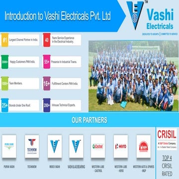 Vashi electricals brochure | PDF