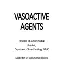 Inotropes and vasopressors | PPTX