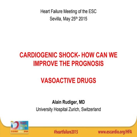 Vasoactive drugs | PDF