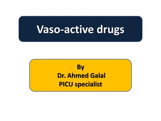 Vasopressors | PPT