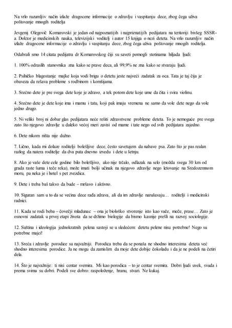 MAJČINSTVO KROZ DOJENJE | PPTX