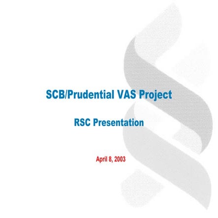 Vas project RSC presentation final | PPT