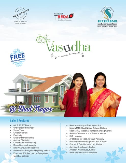 SILVER SPRINGS GRAND - KESHAMPET : DTCP APPROVED PROJECT | PDF | Land and Farms | Real Estate