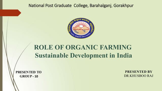 Organic farming Powerpoint presentation | PPTX