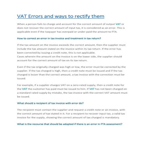 VAT Errors and ways to rectify them.pdf