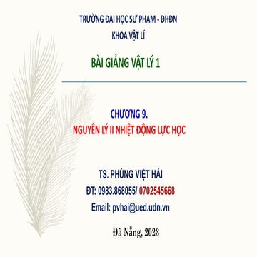 Vatly1-Chuong 9-Nguyen li 2.pdfhdbdizkzmnz | PDF