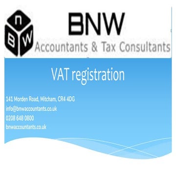 Vat registration | PPTX