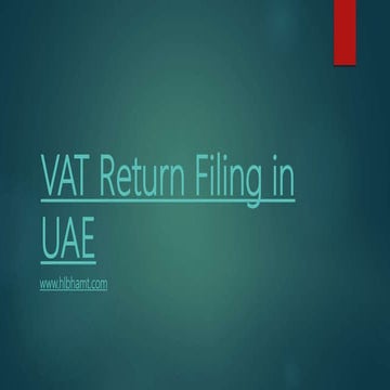 VAT Return Filing in UAE.pptx