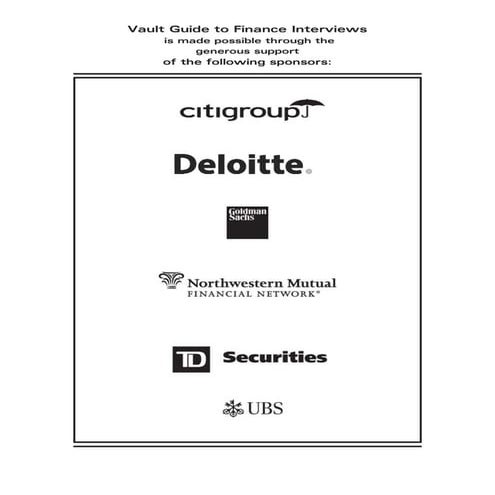 Vault Guide to Finance Interviews.pdf
