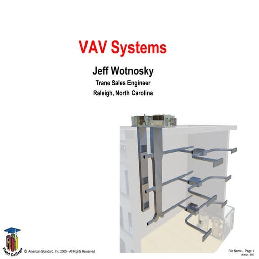 VAV Course for Heating, ventilation, and air conditioning | PDF