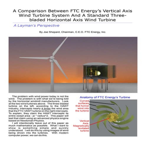 Vawt and Hawt comparison | PDF