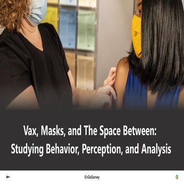 Vax, Masks, and The Space Between: Studying Behavior, Perception, and ...