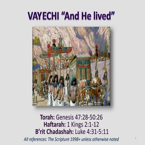 Vayechi Blessings, Curse, Twelve Tribes of Israel, Grafted In | PPTX