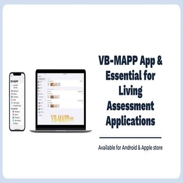 Unlocking Potential: VB-MAPP App & Essential for Living Assessment | PPTX