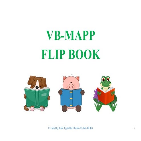 VB-MAPP_Flip_Book.pdf, imagens para avaliação | PDF