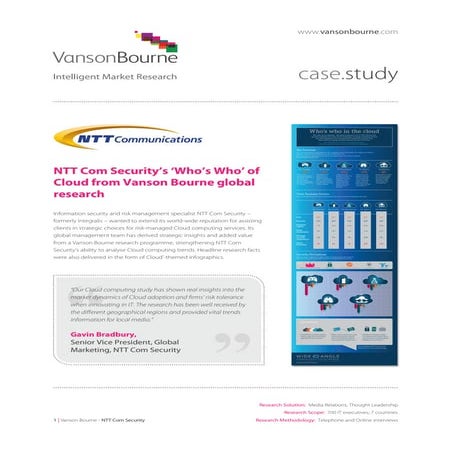 Vanson Bourne Case Study: NTT | PDF