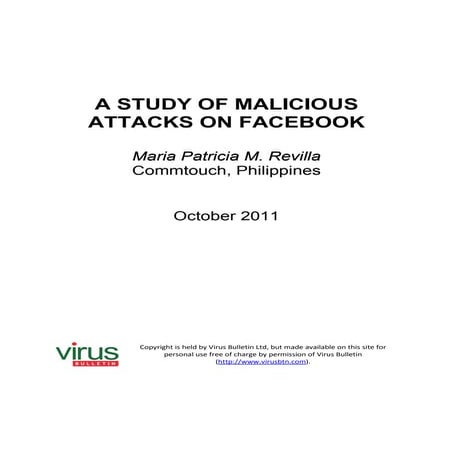 Facebook Attacks - an in-depth analysis | PDF