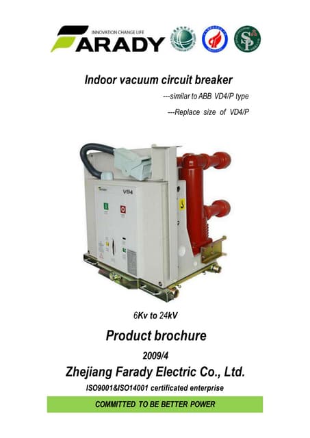 Vb4 series indoor vacuum circuit breaker | PDF