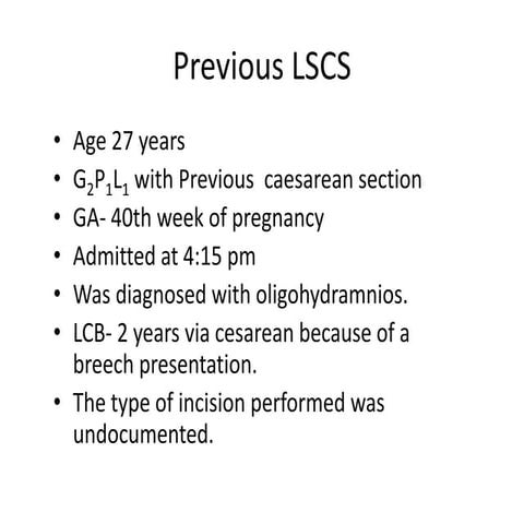 Vbac | PPTX | Pregnancy | Reproductive Health
