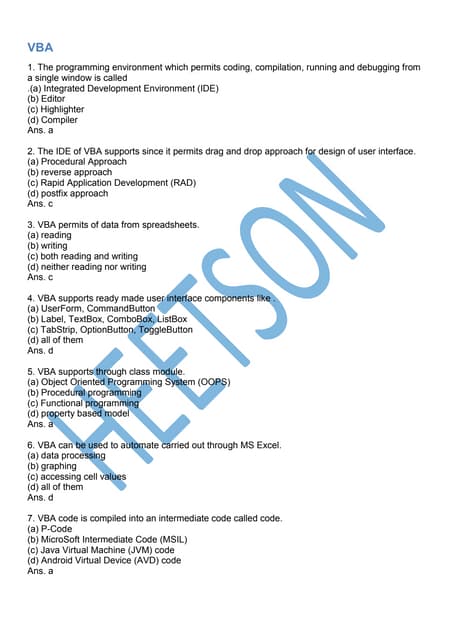 NIMI COPA Question Bank Mock Test App MCQ | PDF