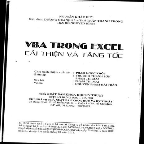 VBA trong excel cải thiện và tăng tốc - với tuyệt chiêu xử lý 11 lỗi ...