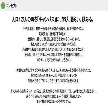 Mirai College Obuse 2024 Introduction Deck | PPT