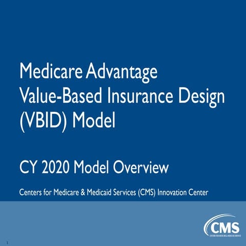 Webinar: Medicare Advantage Value-Based Insurance Design Model - CY2020 ...