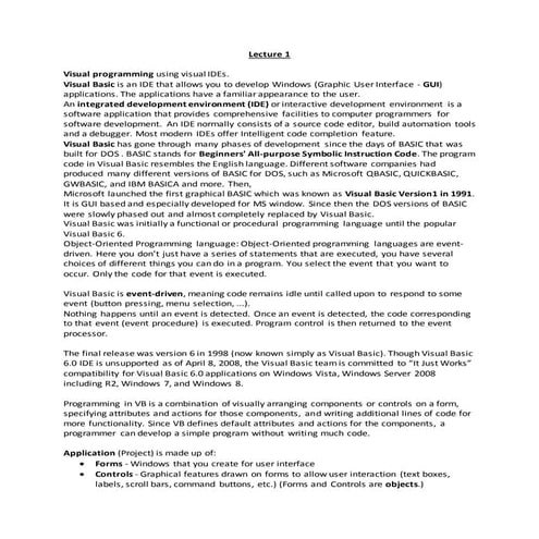 Vb Lecture Docx