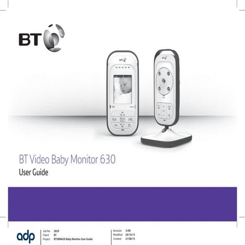 BT Video Baby Monitor 7500 User Guide | PDF