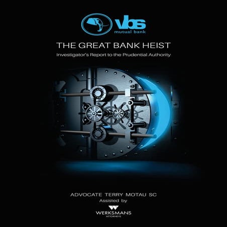 VBS Mutual Bank: The great bank heist | PDF