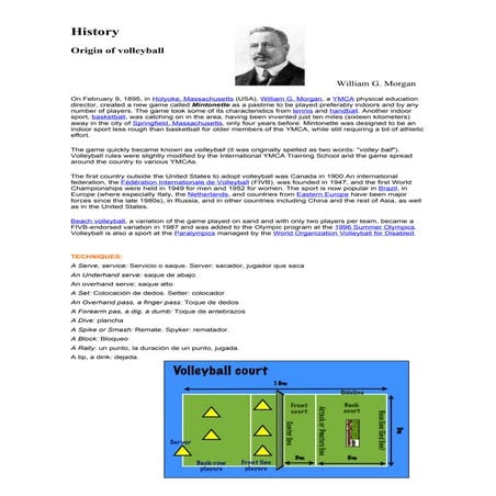 Volleyball notes 4ESO | PDF