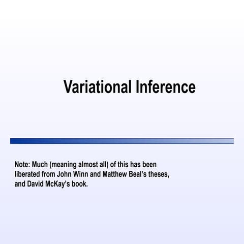 Variational Inference Ppt