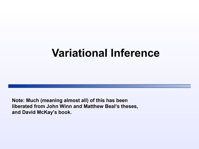 Variational Inference Ppt