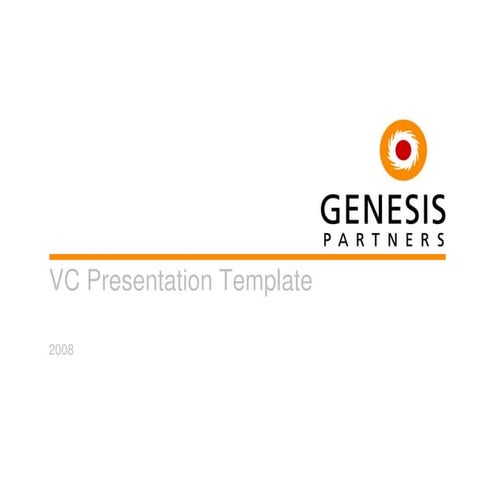 Genesis Partners Presentation Template | PDF