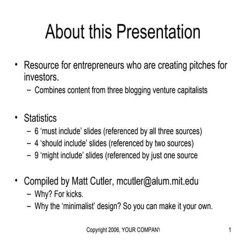 Vc pitch-template-v1.0 | PPT